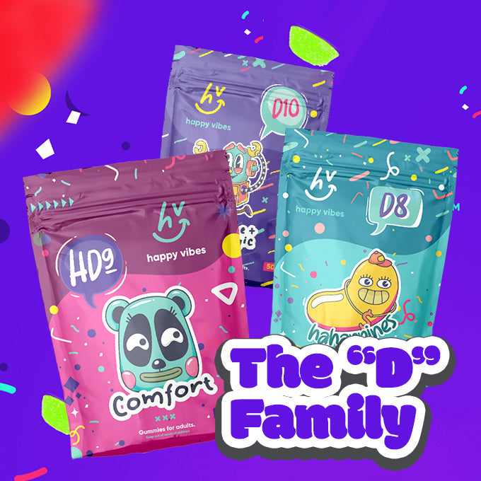 Delta Gummies "D Family" – Happy Vibes life